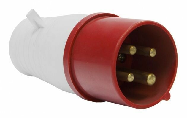 Вилка силовая СЭ-014 переносная 3Р+PE 16А 380В IP44