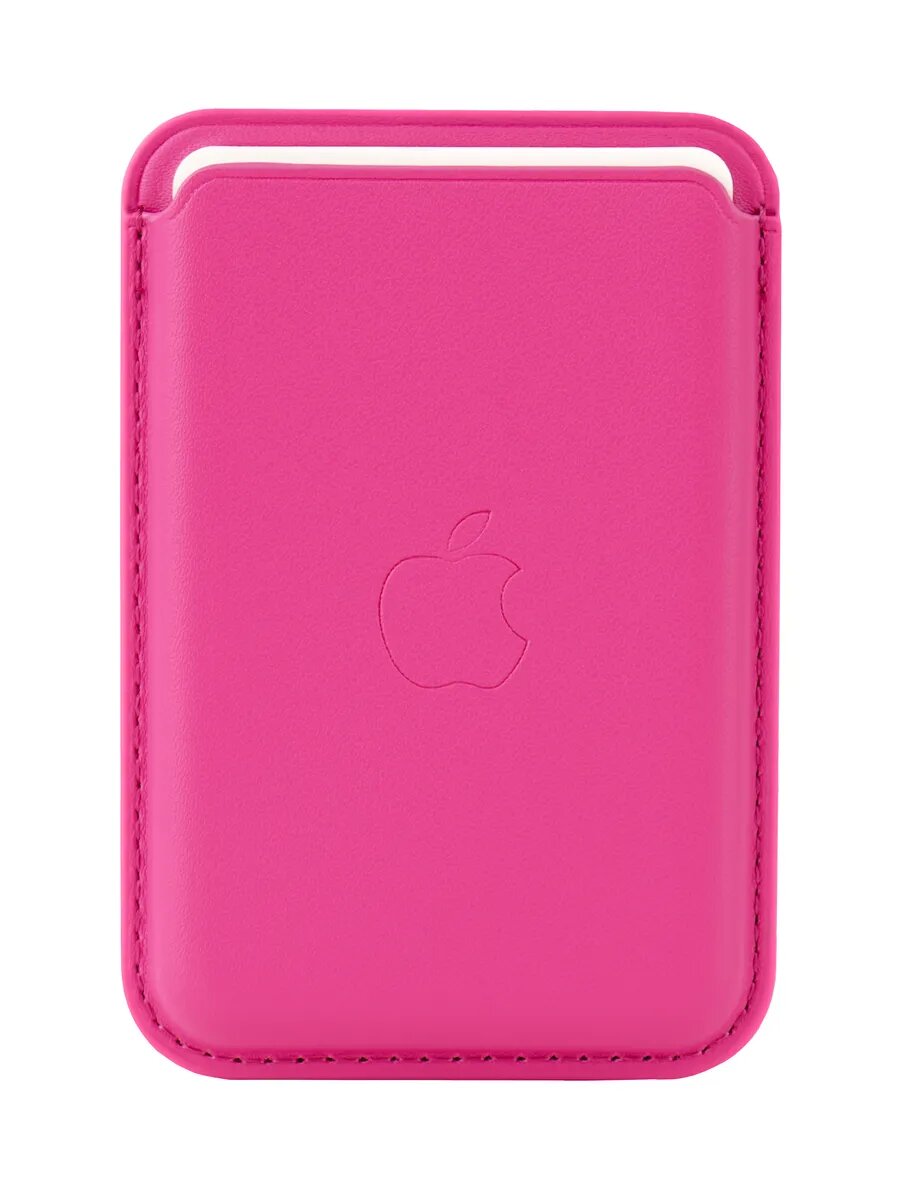 Картхолдер "MagSafe Leather Wallet", для Apple iPhone 12/13/14/15/16, кожаный, чехол-бумажник