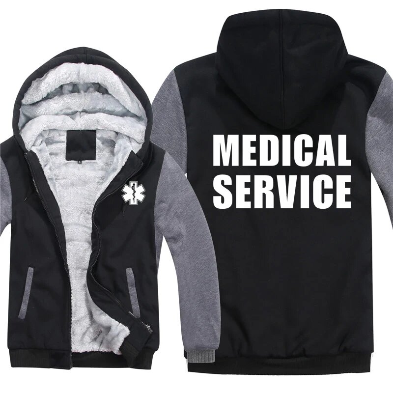 Мужская толстовка Medical Service серая XXXL