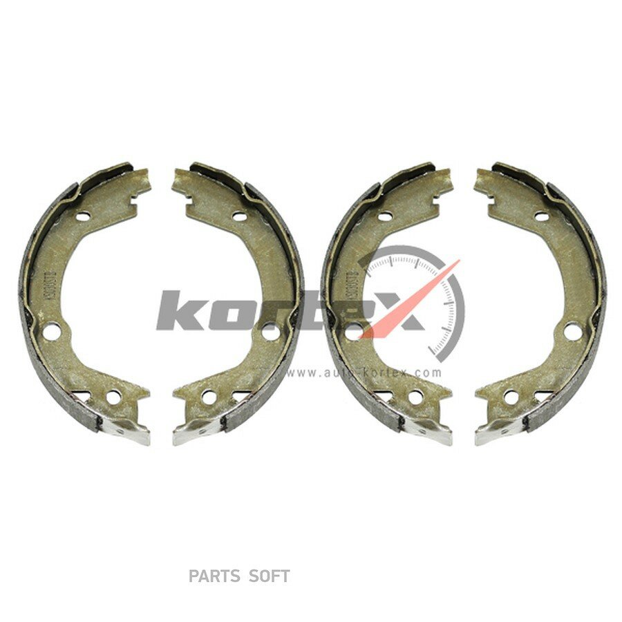 KORTEX KS030STD Колодки баpабанные HYUNDAI SANTA FE 01-06 TUCSON 04- KIA SPORTAGE 04- (к-т)(170x27) KS030STD