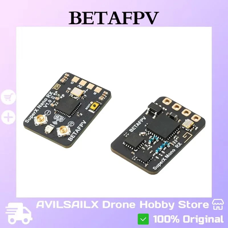 Приемник BETAFPV SuperX Gemini-Xross Nano 2.4G915M 1PCS