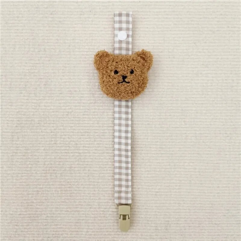 Цепочка-держатель для соски Baby Bear из хлопка