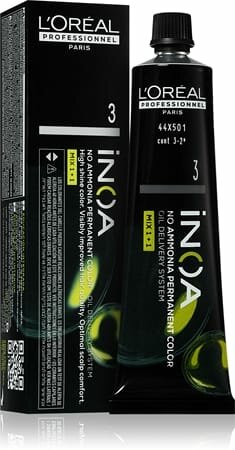 Краска для волос l'oreal professionnel inoa, оттенок 3, 60 мл