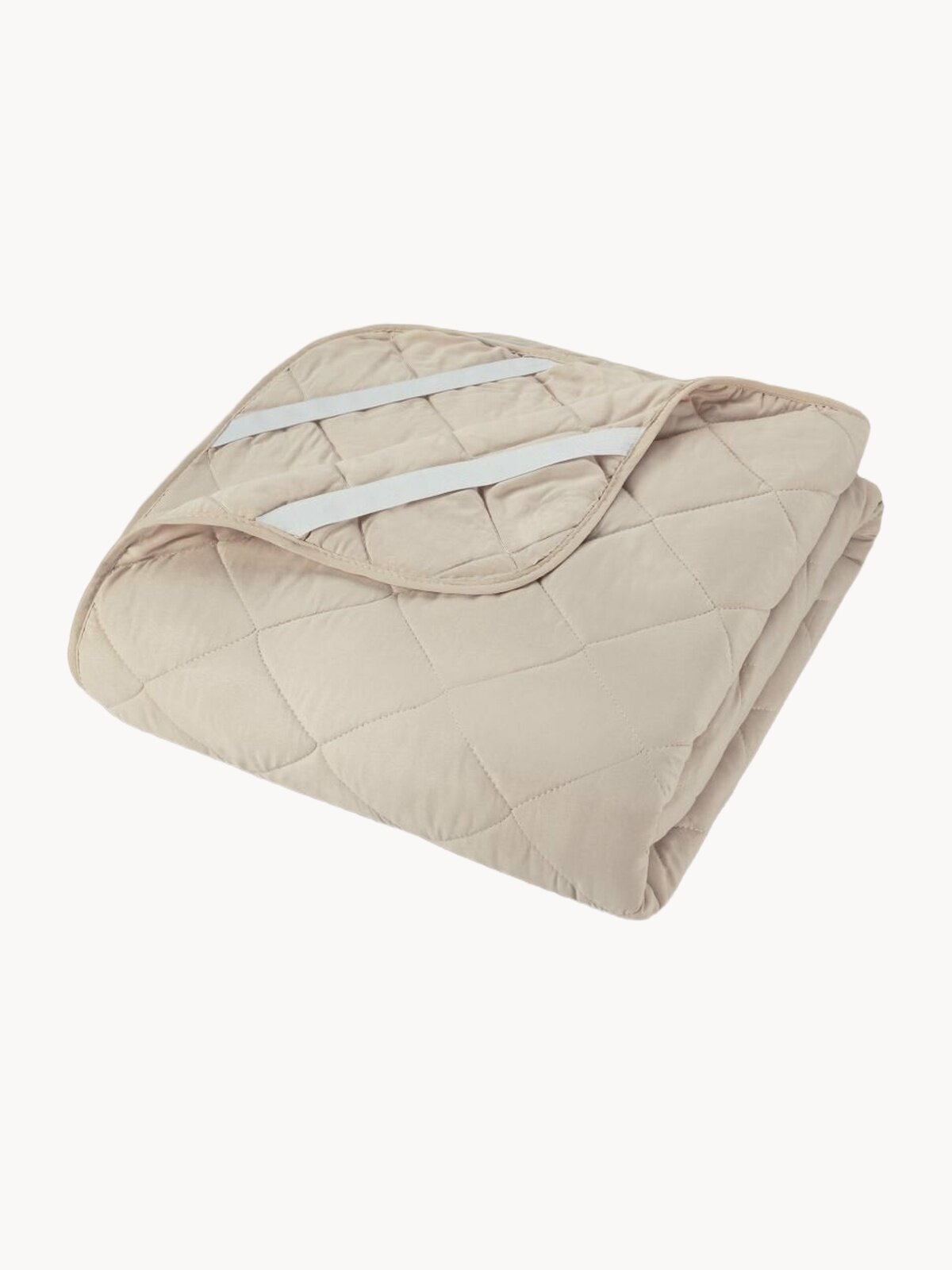 Наматрасник стеганый, Guten Morgen 90х200, Микрофибра, Верблюжья шерсть, наполнитель - силиконизированное волокно