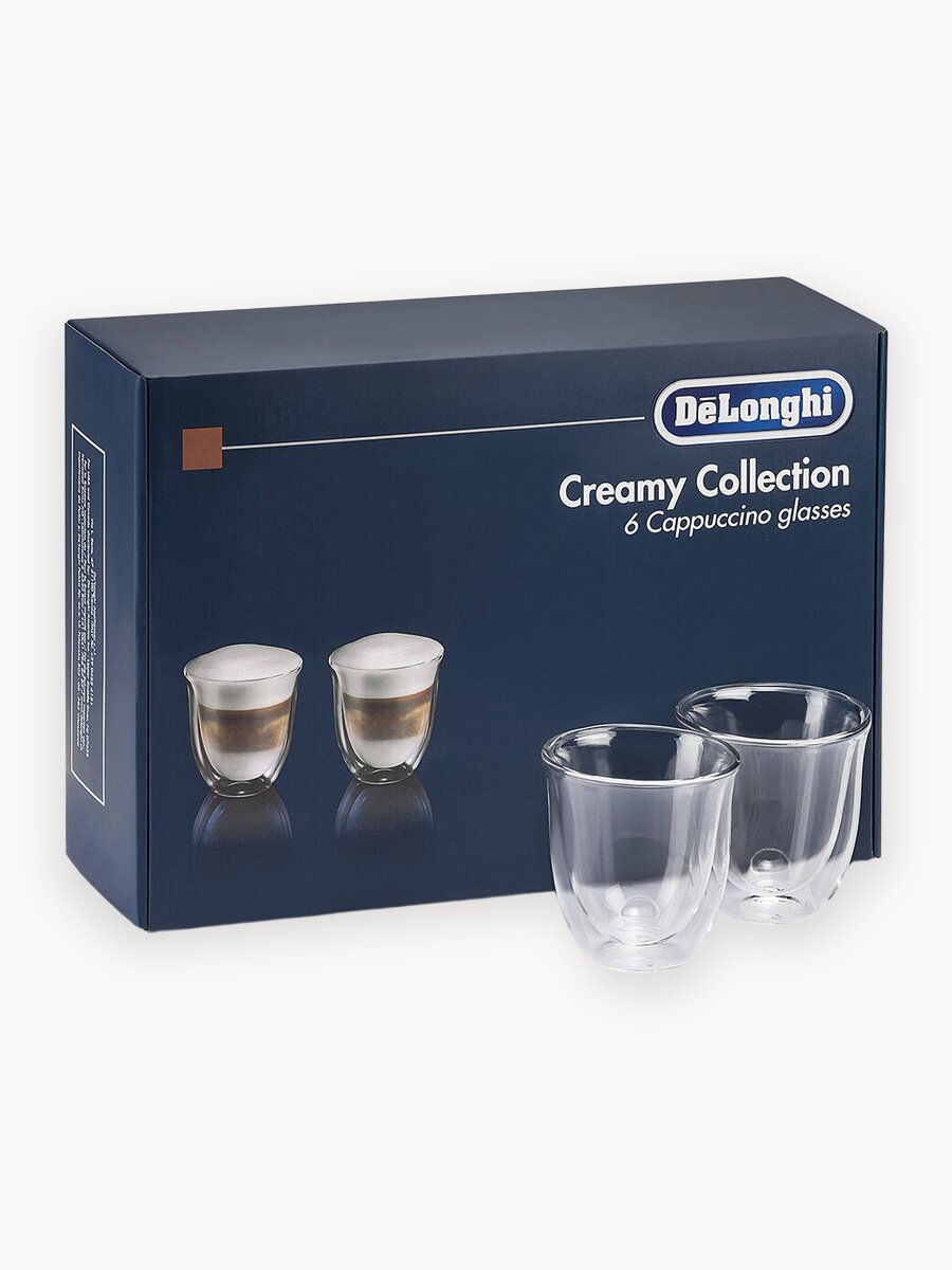 Чашки для капучино DeLonghi Creamy Collection DLSC301 (6 чашек)