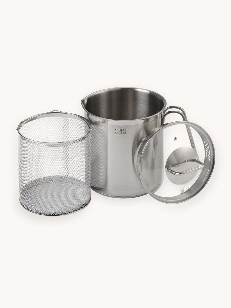 Кастрюля из нержавеющей стали Gipfel Itum 1301 16 см/3,1 л