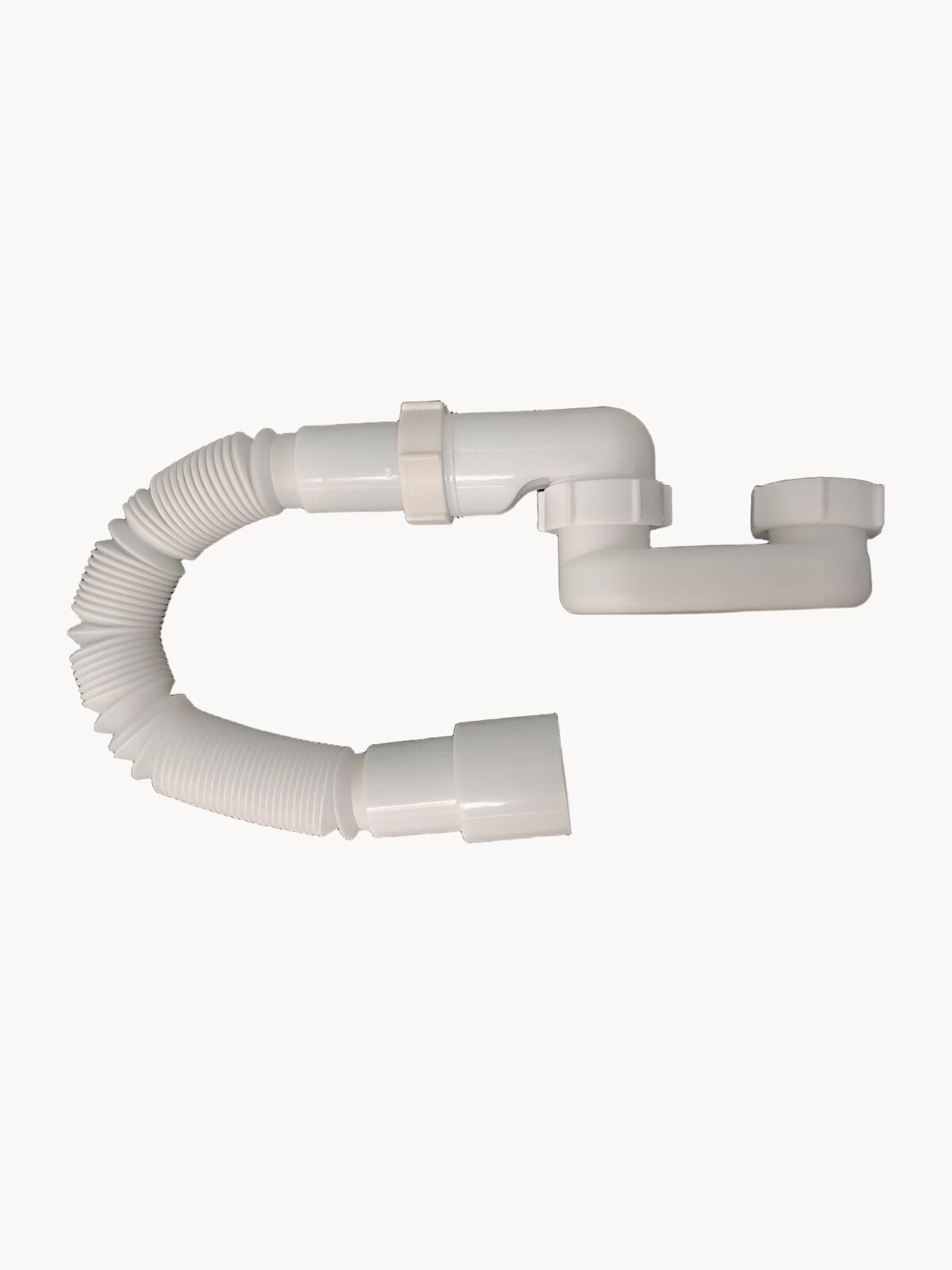 Колено для ванны отвод сифона с гидрозатвором гофра с выходом 40 / 50 мм.