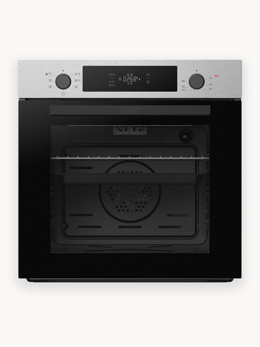 Электрический духовой шкаф DEO 725 IM BRUNA, 72 л, Конвекция, Гриль, Режим Pizza, Очистка паром, Духовка встраиваемая