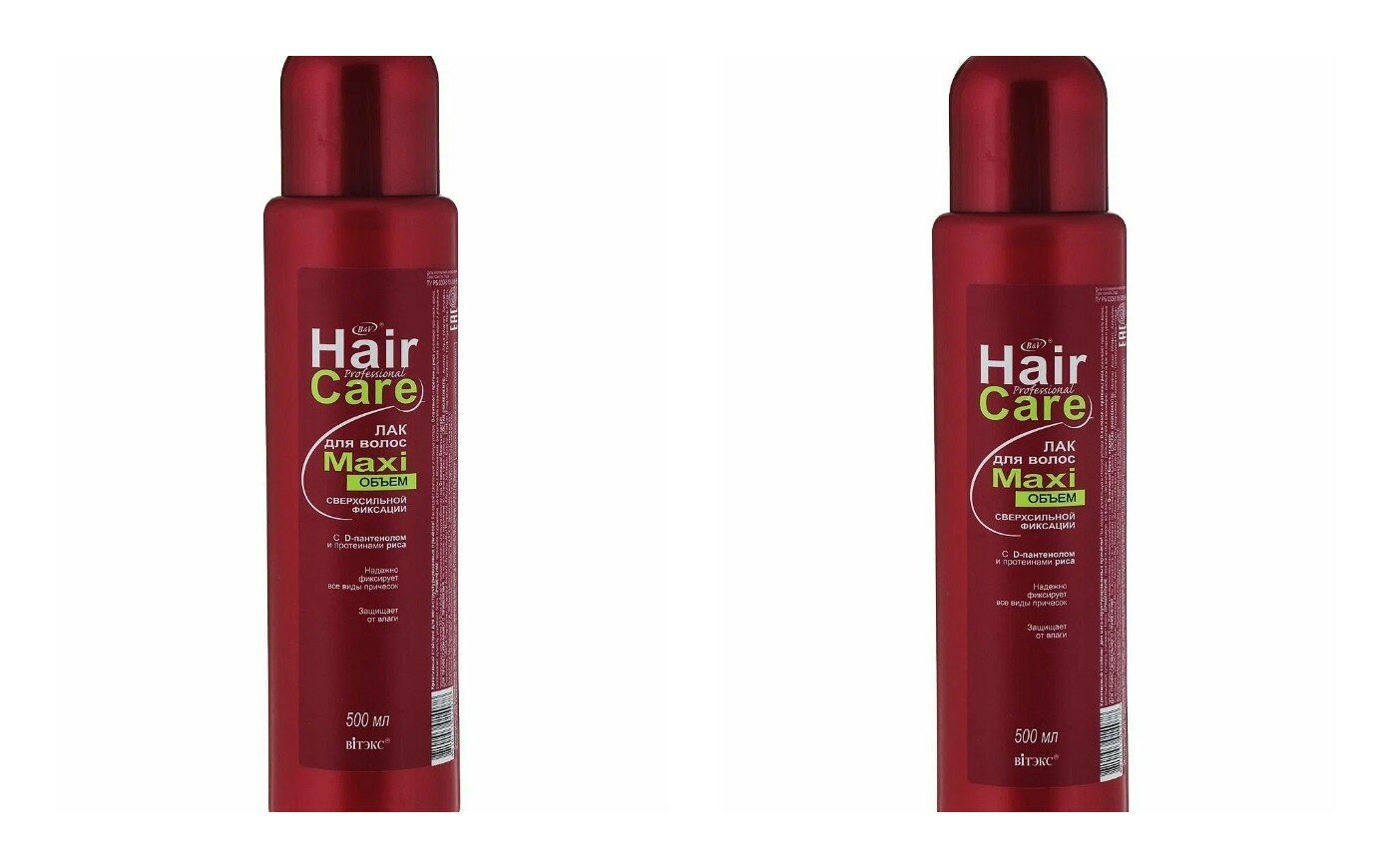 Лак для волос Белита, Объем и сверхсильной фиксации, 500 мл, 2 шт.