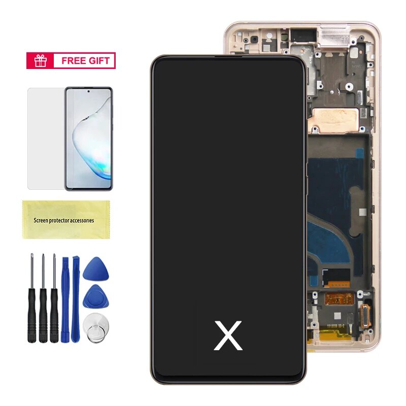 Экран дисплея Super Amoled Mi 9T / Mi 9T Pro для Xiaomi Redmi K20 / K20 Pro, TFT GoldFrame