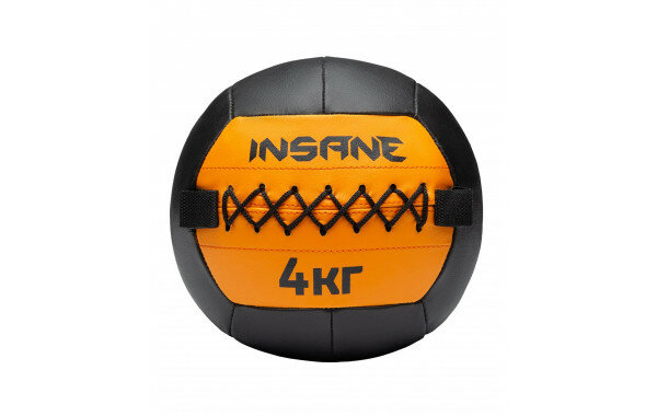 Медбол INSANE IN24-WB100 4 кг, оранжевый