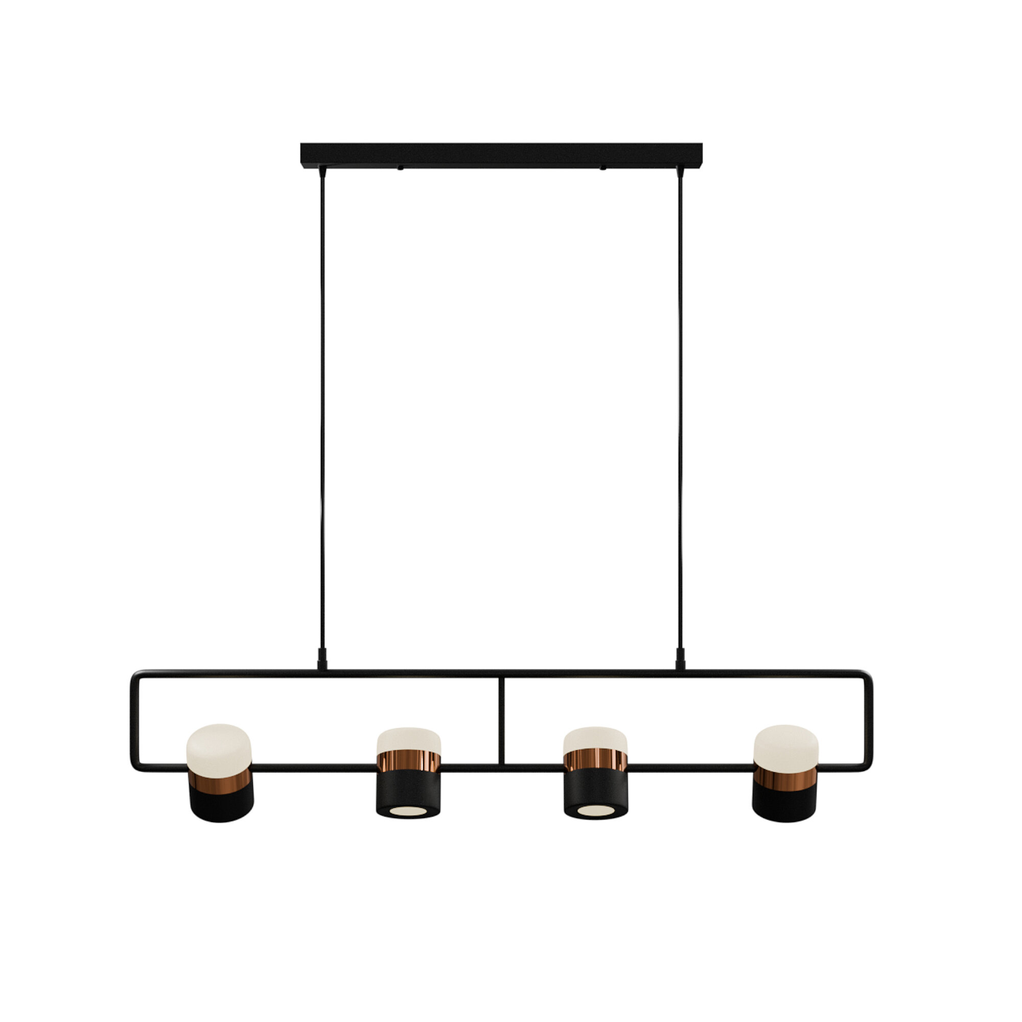 Подвесной светильник LIGHTERA Rudolf LE114L-4B WIFI, LED, Черный