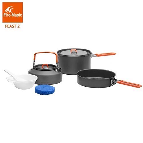 Fire Maple Feast 2 набор посуды оранжевый, 2 шт