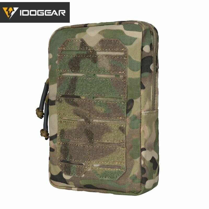 Подсумок IDOGEAR утилитарный вертикальный Тактическая сумка для лазерной резки MOLLE Sundry Bag 3578