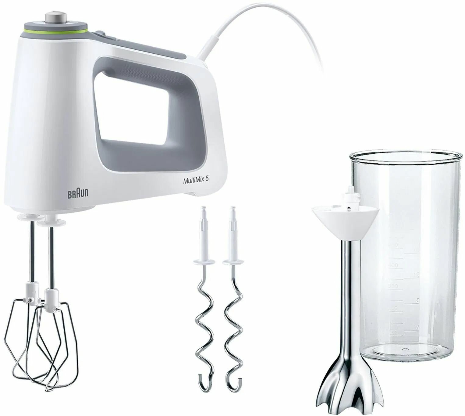 Ручной миксер Braun HM5107WH: 750 Вт, 9 скоростей, SmartMix идеальный помощник на кухне!