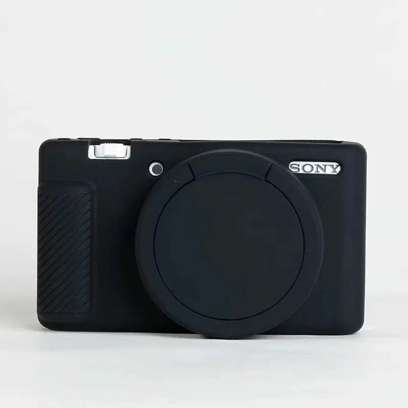 Силиконовый чехол для фотоаппарата Sony ZV1 черный