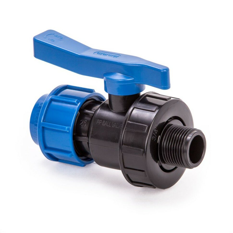 ПНД Кран шаровый 40х1 1/4" ( цанга/наруж )