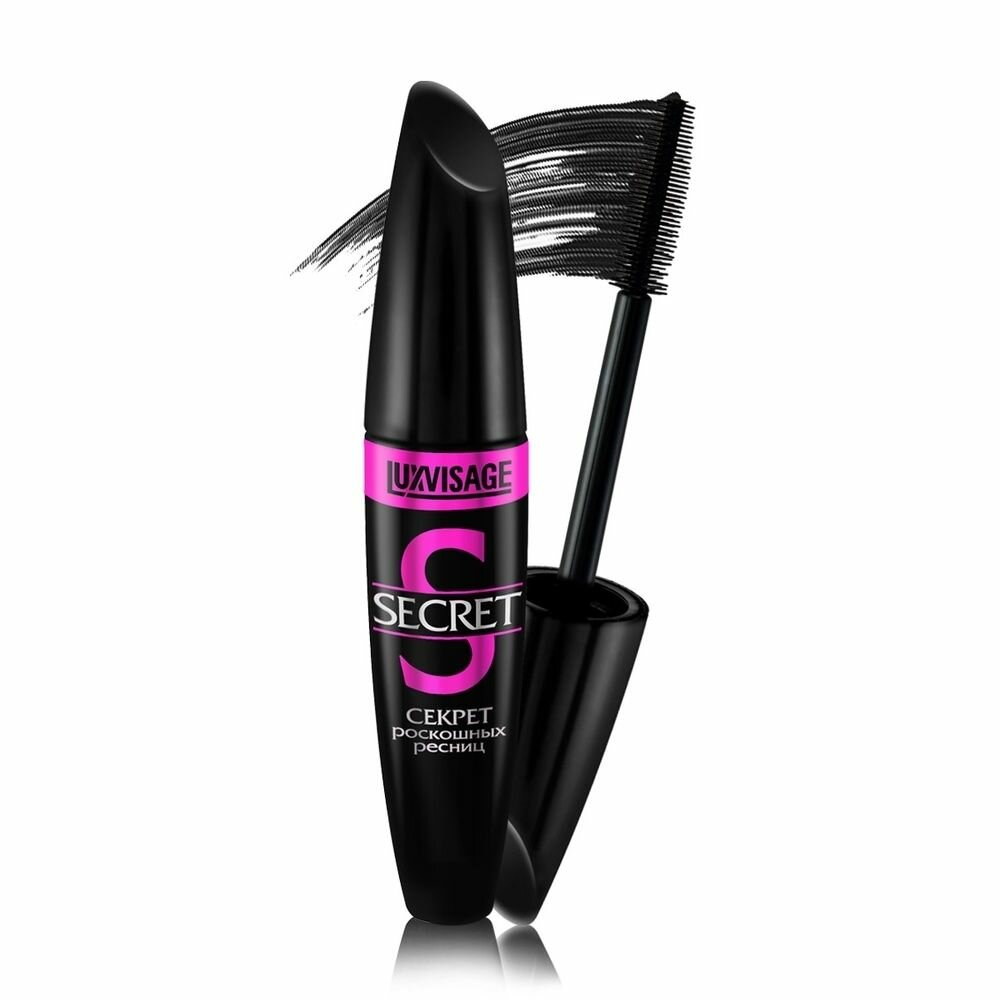 Тушь для ресниц Luxvisage "Secret", Черная, 12 г