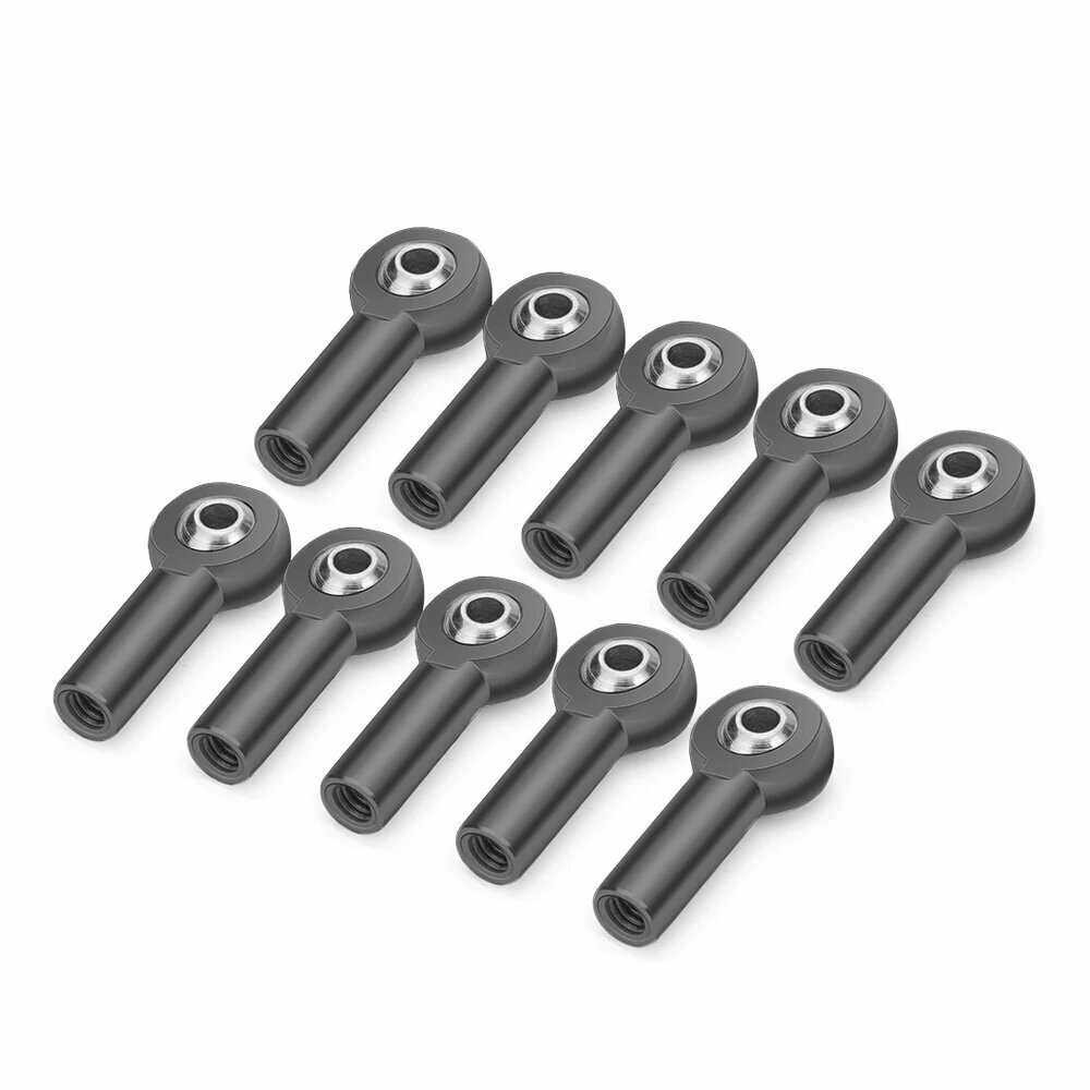 10 шт. Серые наконечники рулевой тяги M3 titanium
