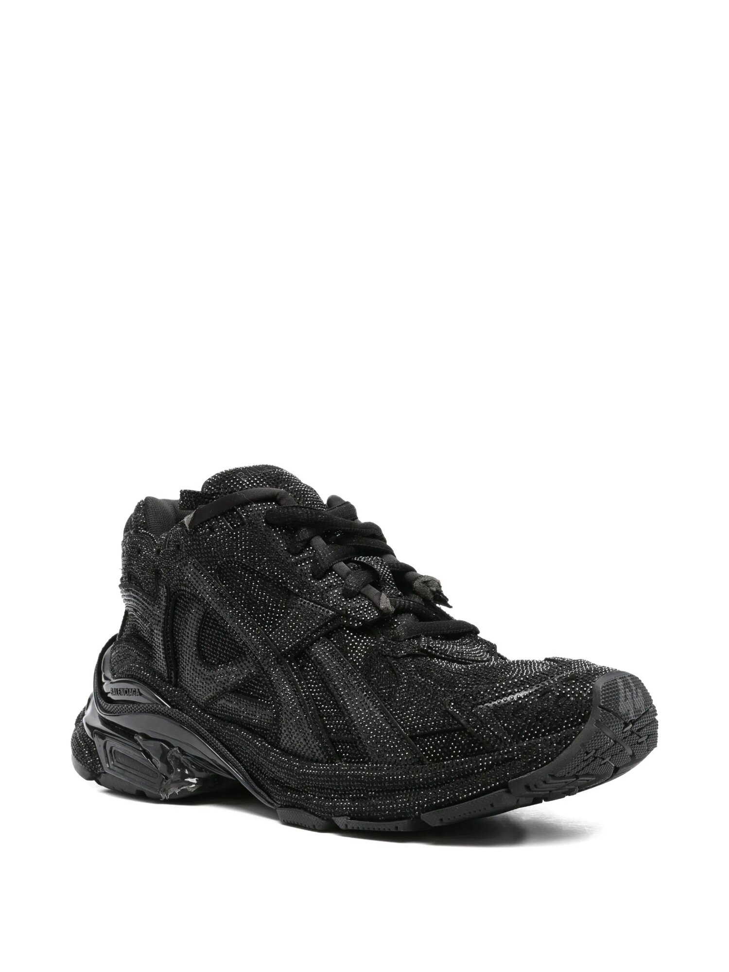 Кроссовки BALENCIAGA Strass Runner, размер 40, black/black — фото 1
