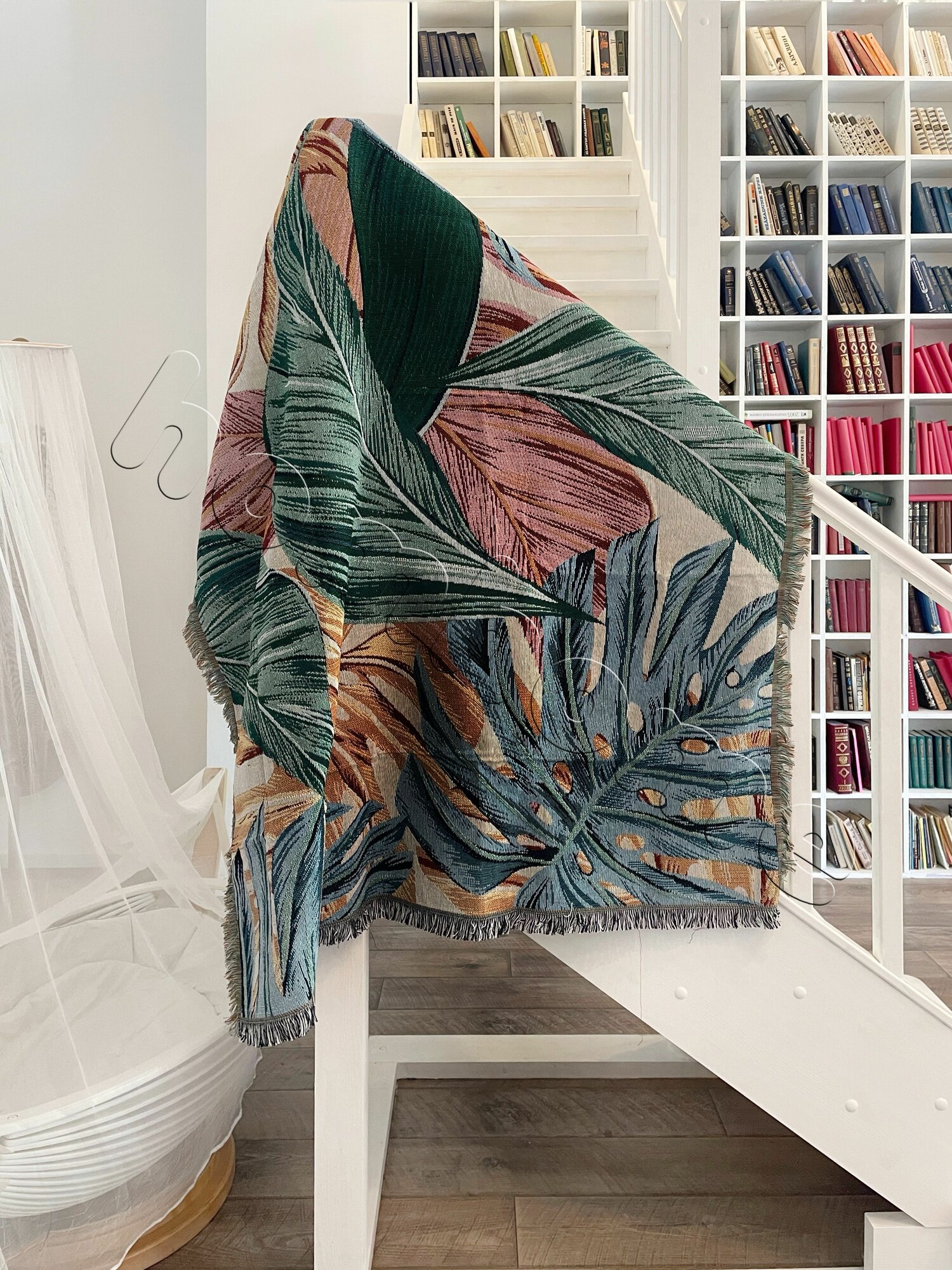 Homhome Покрывало BLE-M, Хлопок с размерами: 180 см х 130 см