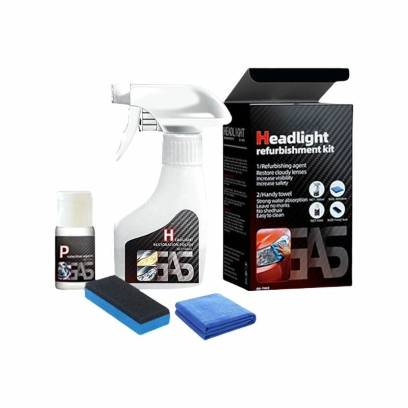 Жидкость для восстановления и полировки фар, средство для удаления царапин и ремонта