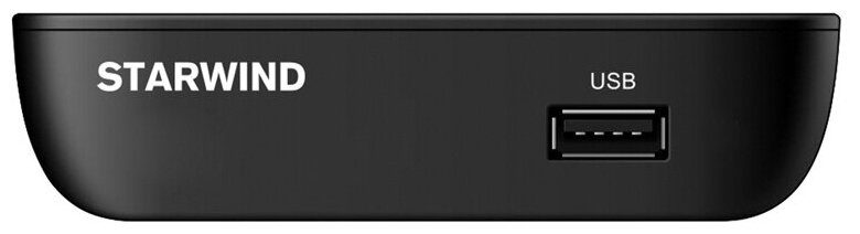 Ресивер DVB-T2 Starwind CT-160 черный