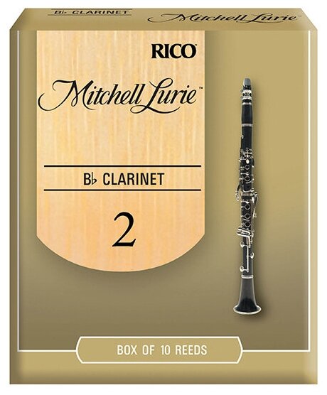 Трости для кларнета D'Addario Woodwinds Rico RML10BCL200
