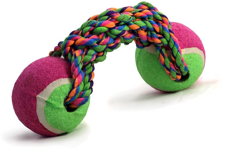 Веревка (Triol) XJ0050 7' цветная 2 мяча 90-100г