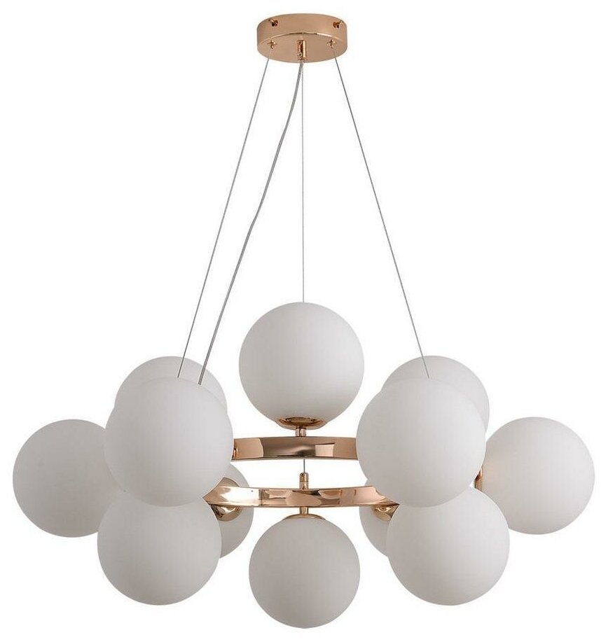 Подвесная люстра Kink Light Сида 07508-12,37, белая, цоколь Е14