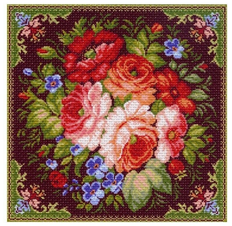 Рисунок на канве Матренин Посад "Весенняя соната", 34x34 см