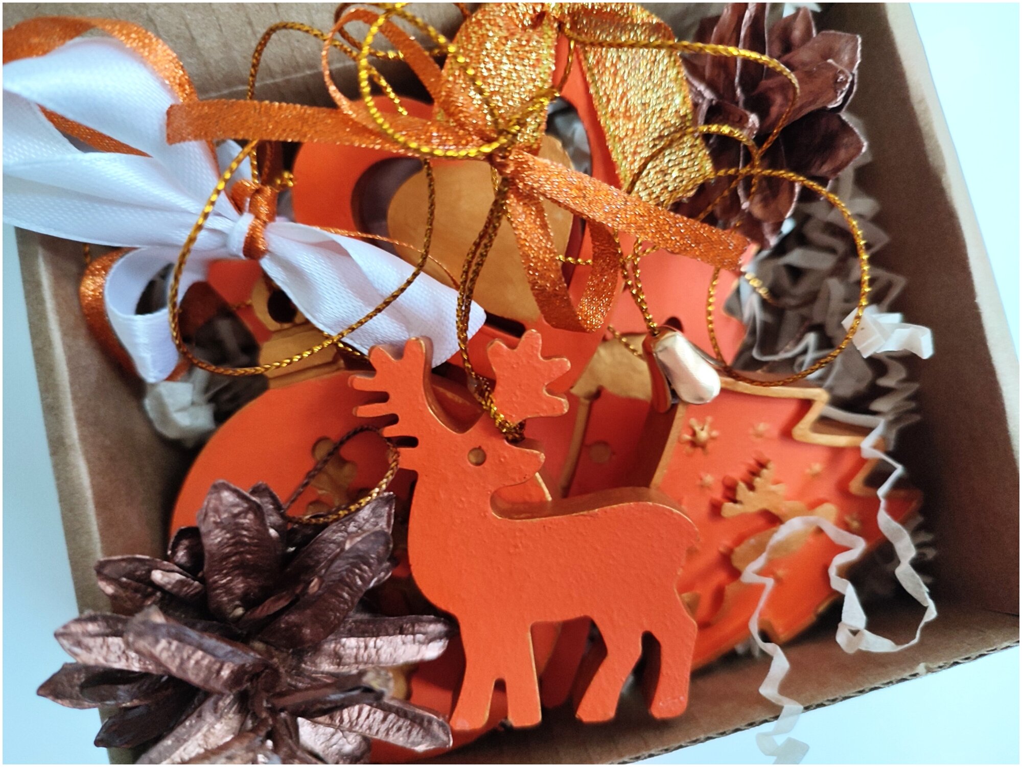 Набор новогодних игрушек "Марина"