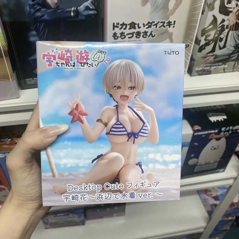 Фигурка Удзаки Хана в купальнике Desktop Cute аниме "Удзаки-тян хочет тусоваться!" коллекционная 13 см