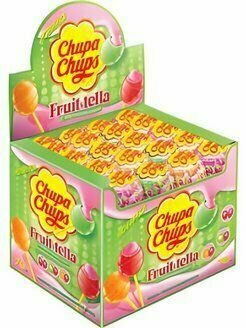 Карамель Chupa Chups Чупа Чупс Фруттелла ассорти 3 вкуса 17 гр х 70 штук
