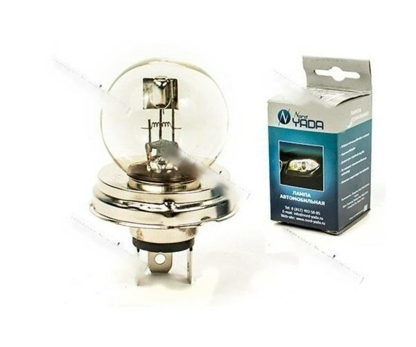 Лампа галогеновая 24V 55/50W R2 P45T Nord Yada Clear для фар грузовых автомобилей
