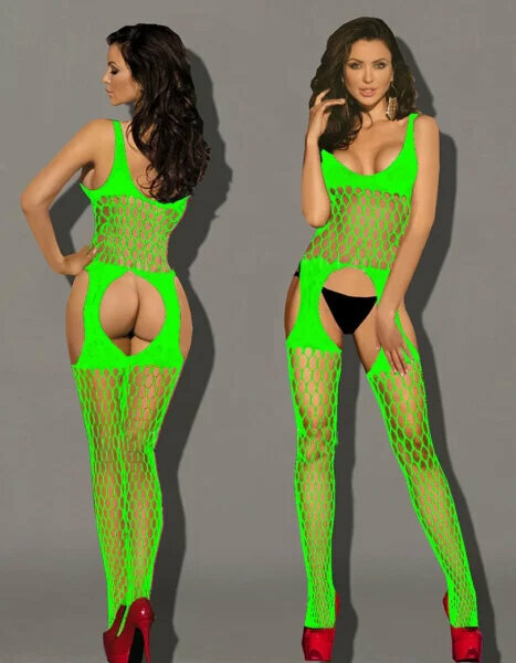 Сексуальный комбинезон салатовый