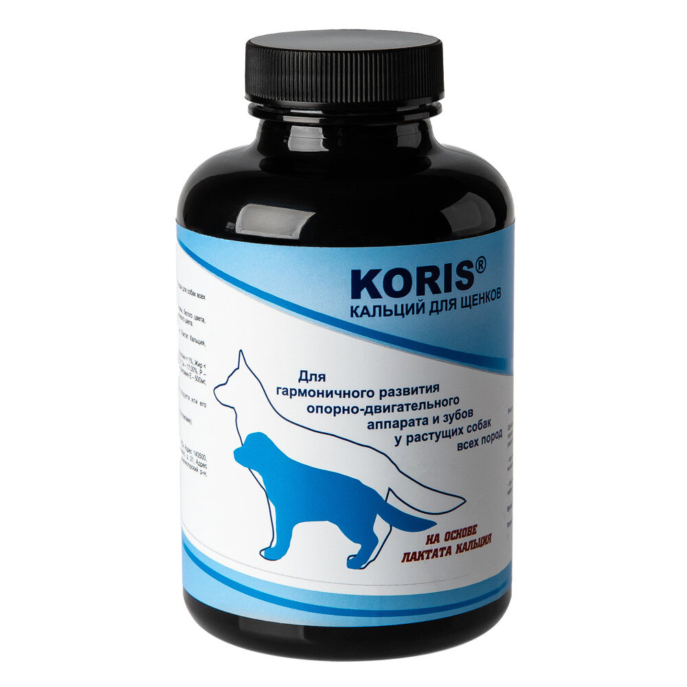 Корис Кальций для щенков 220 таблеток