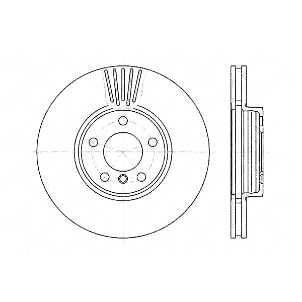 STELLOX 6020-1547V-SX (1339792 / 23-0784 / 230784) диск тормозной передний\ BMW (БМВ) x5 3.0 / 4.4 / 3.0d