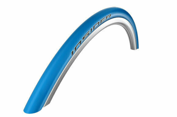 Покрышка велосипедная SCHWALBE 700x35C (35-622) INSIDER Perf (для вело-тренажеров), TwinSkin, Folding (кевлар/складная) BL/BL HS385 RC 67EPI синяя