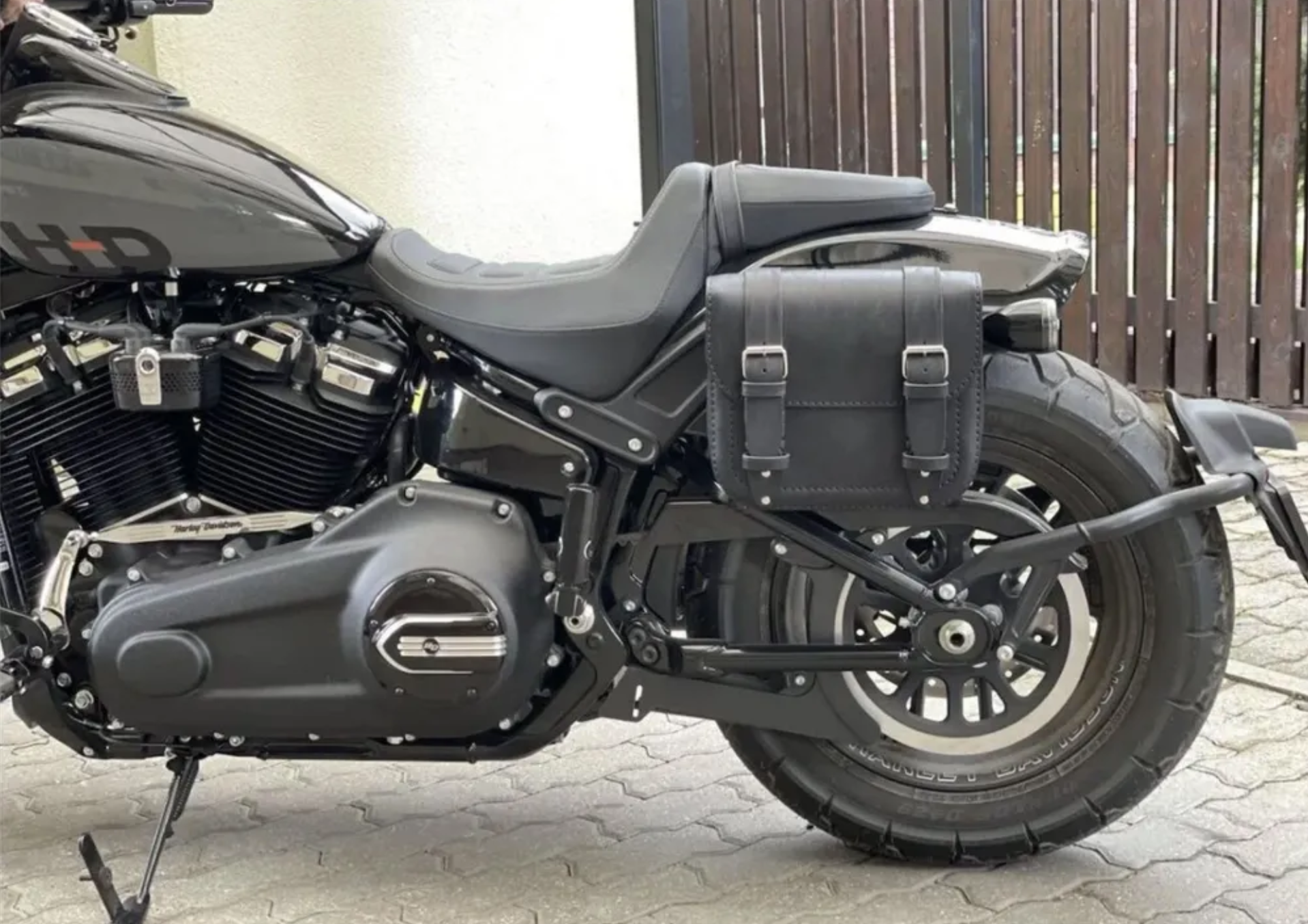 Кофр левый для Harley Davidson Fat Bob 2018-2023 г. в