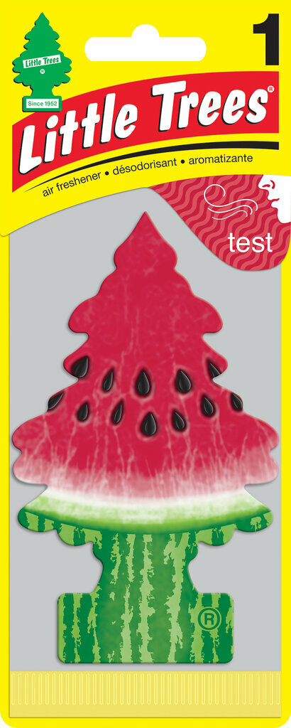 Ароматизатор подвесной пластина (арбуз) Елочка CAR FRESHNER