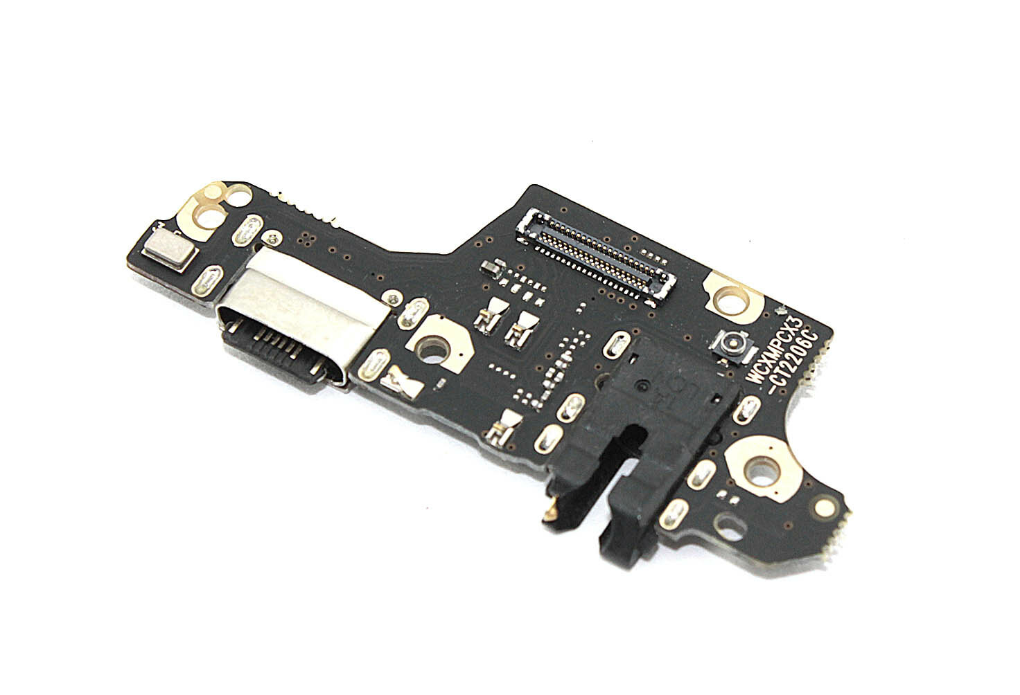 Нижняя плата (шлейф) с разъемом зарядки и микрофоном для телефона Xiaomi Pocophone X3, X3 Pro