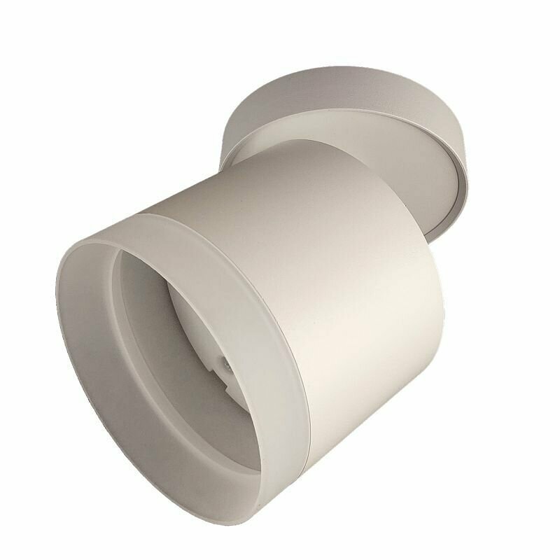 Накладной И Поворотный светильник Цилиндр GX53 Белый D83х90мм Трансформер