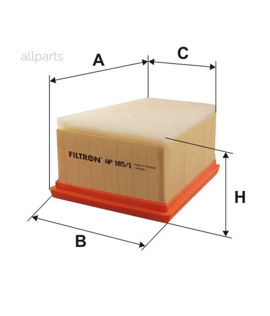 FILTRON AP185/1 Фильтр воздушный FILTRON AP185/1