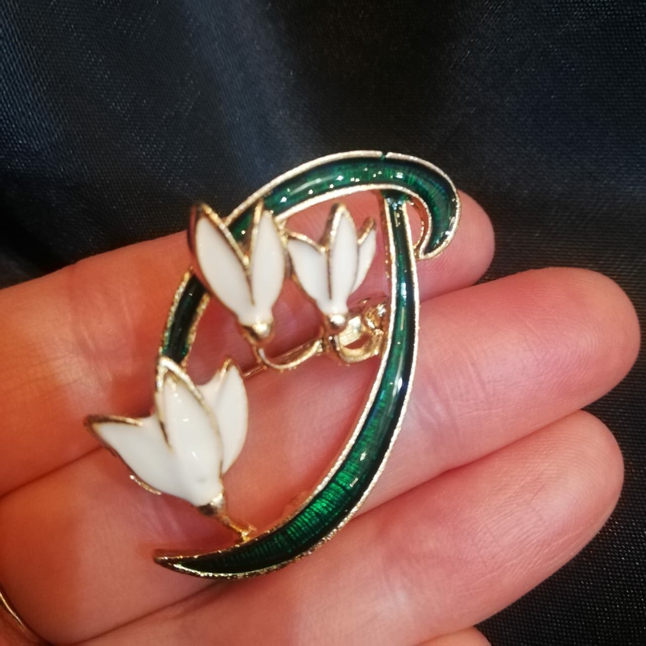 Брошь, эмаль