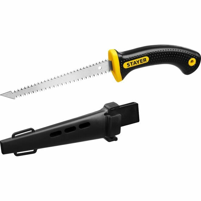 Выкружная мини-ножовка по гипсокартону Cobra Double-8 Stayer