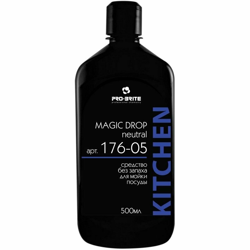 Профхим для ручного мытья посуды Pro-Brite/Magic Drop Neutral, 0,5 л