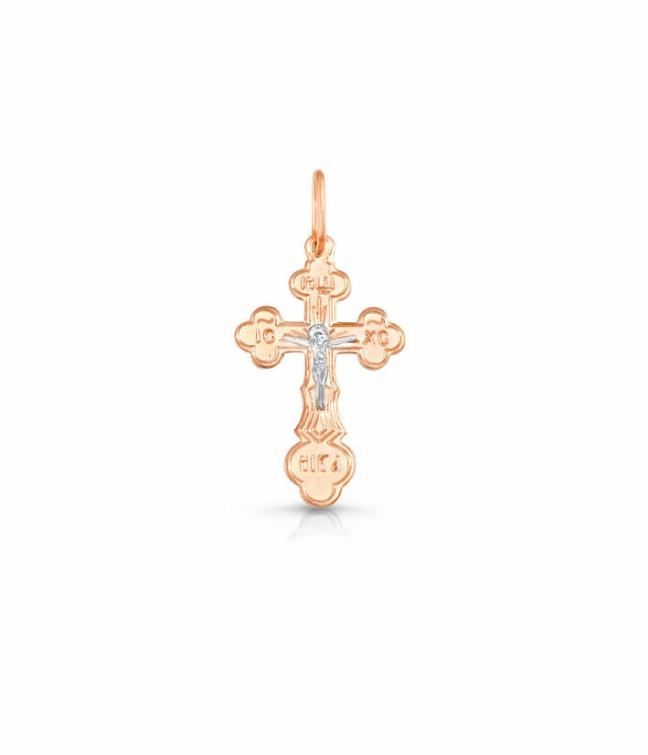 Крестик, золото, 585 проба