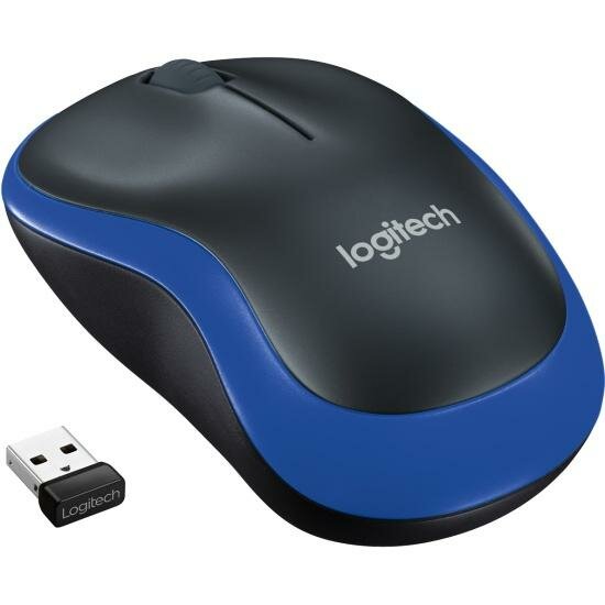 Мышь LOGITECH M185 (910-002632), синий