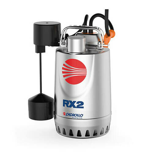 Насос дренажный Pedrollo RXm 4-GM - 0,75 кВт (1x230 В, Qmax 260 л/мин, Hmax 16 м, кабель 10 м)